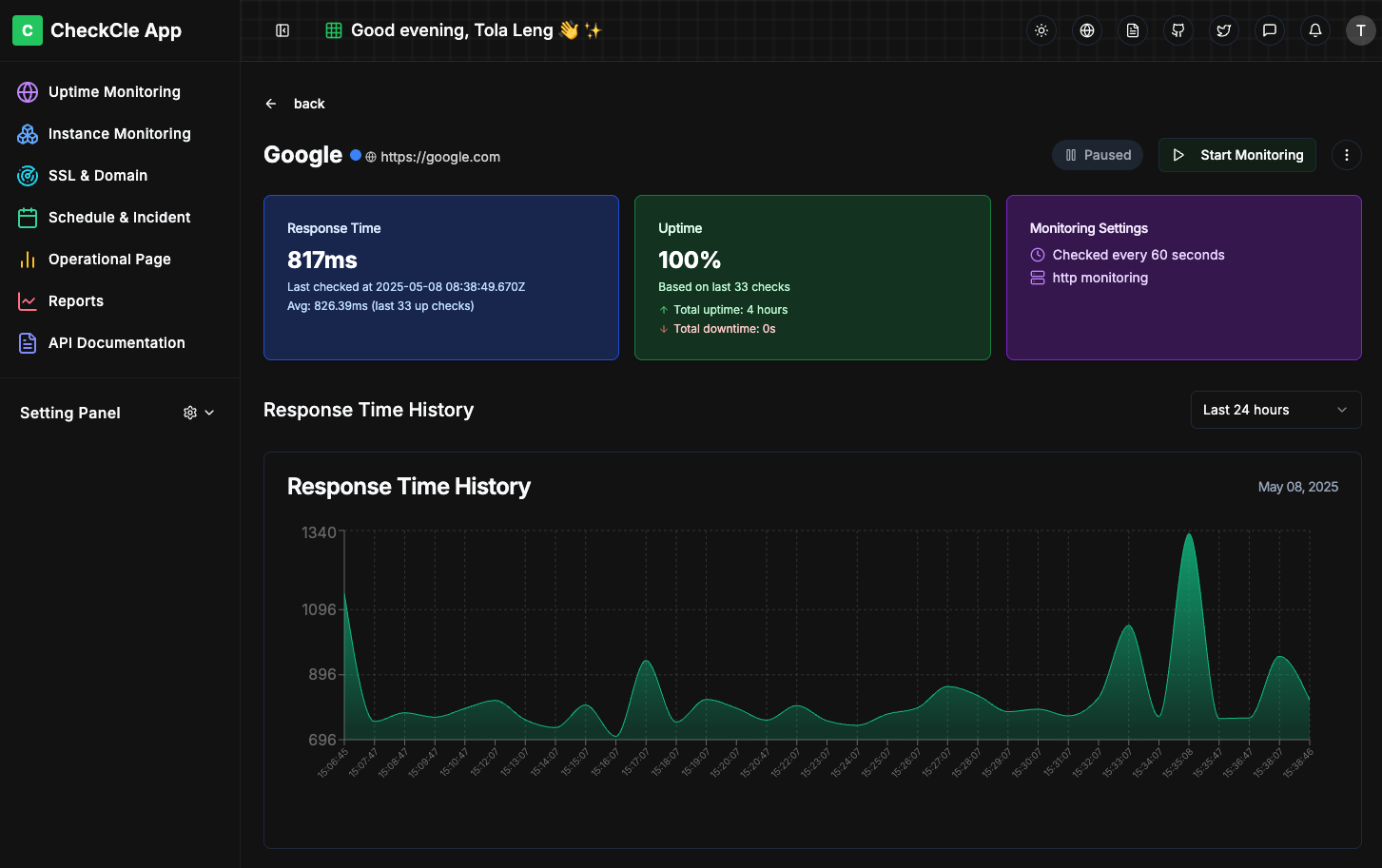 GitHub - operacle/checkcle: CheckCle is a self-hosted, open-source monitoring platform for ...