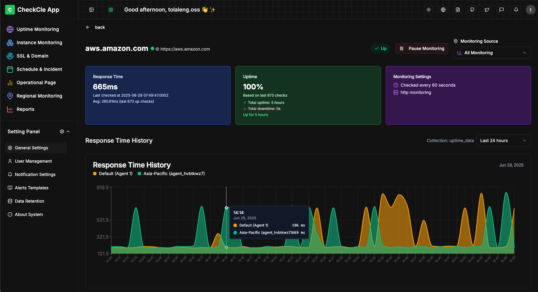 GitHub - operacle/checkcle: CheckCle is a self-hosted, open-source monitoring platform for ...